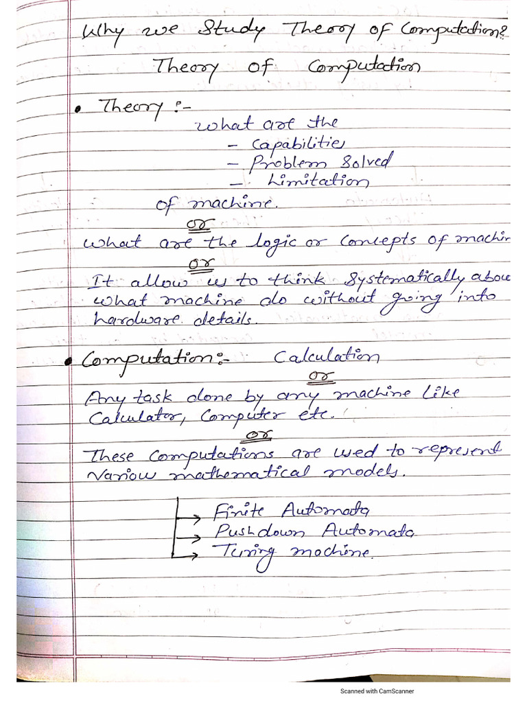 Unit 1(Introduction to Automata Theory) | PDF