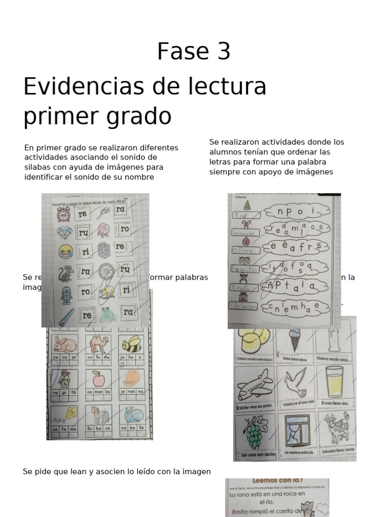 Fase 3 Evidencia de Lectura | PDF