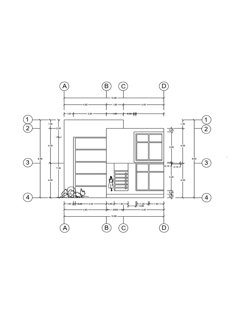 Dibujo de Fachada-Modelo | PDF