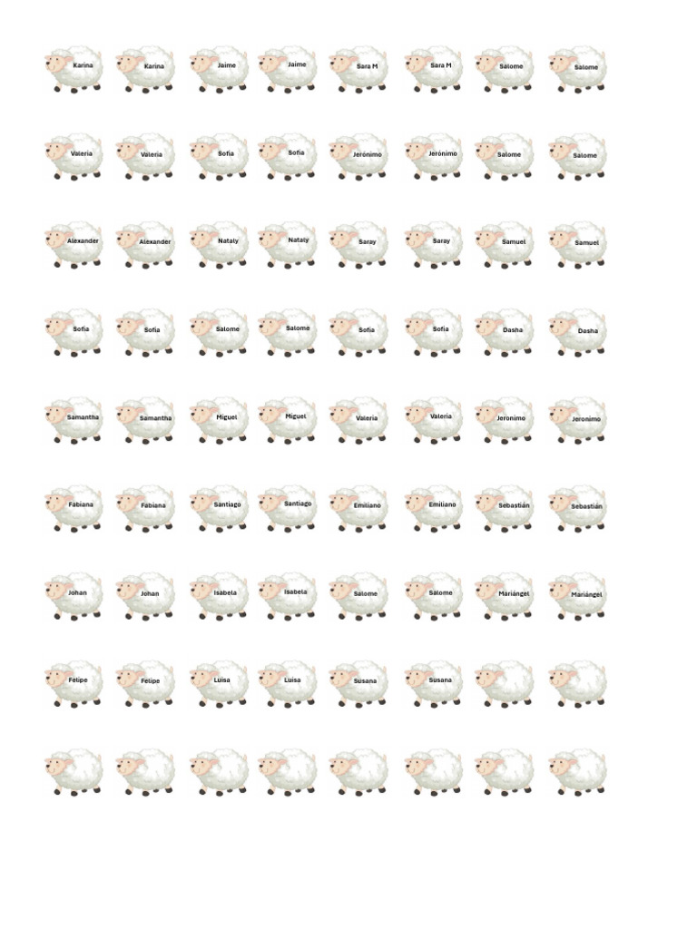 Sticker 1 Hoja | PDF