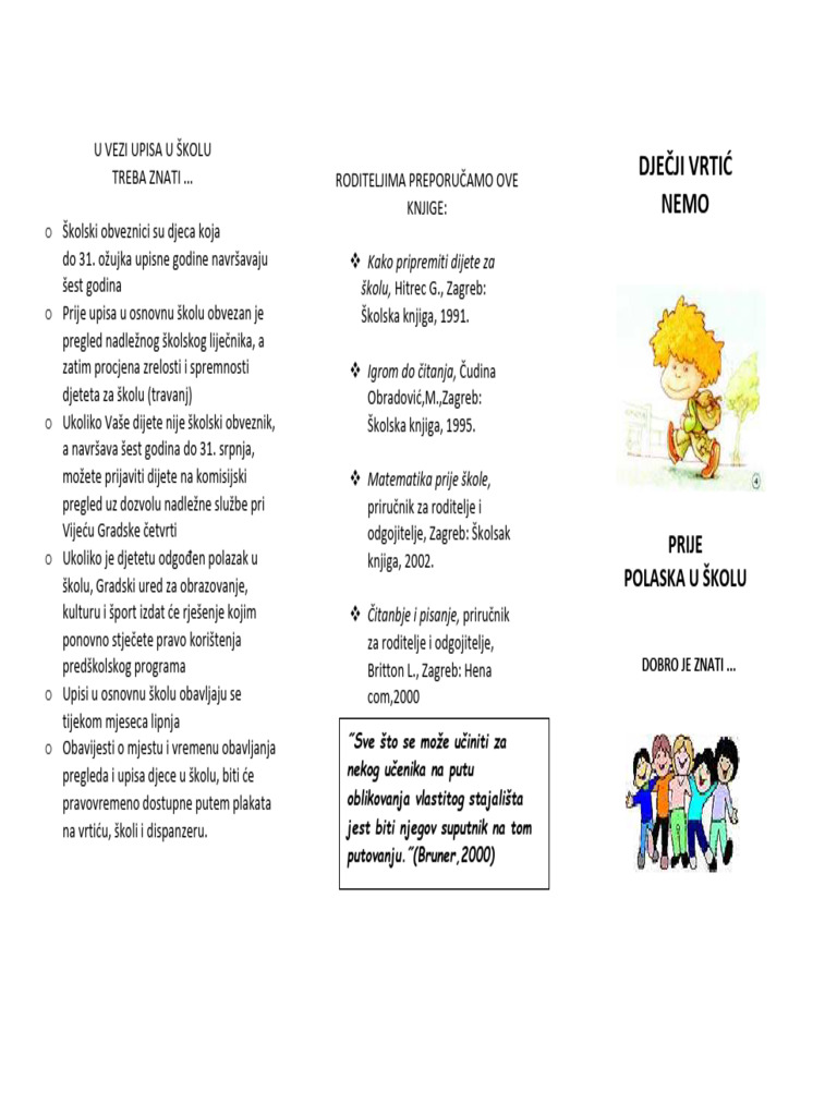 Prije Polaska U Kolu | PDF