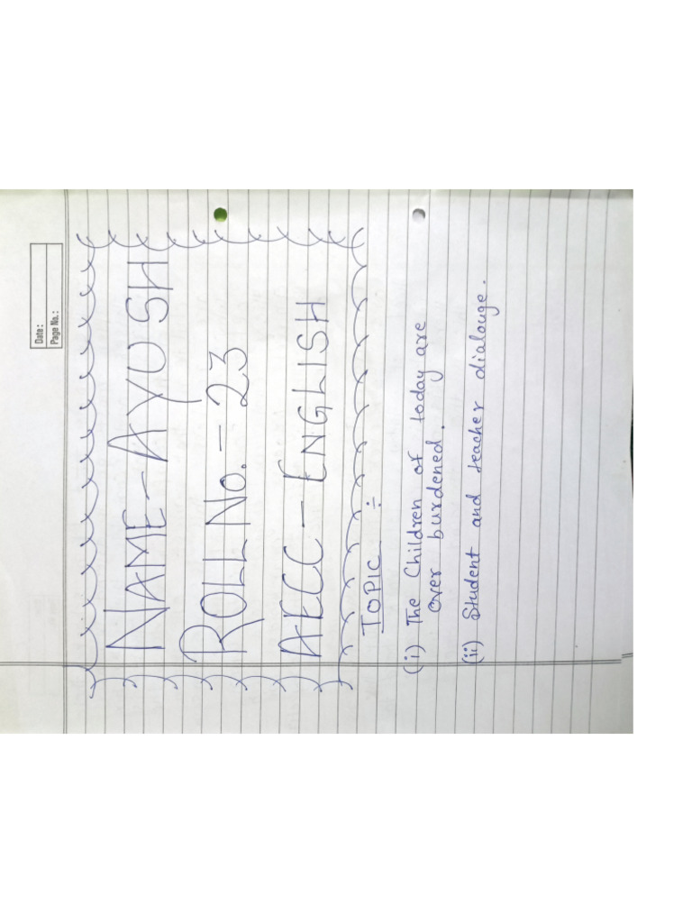 Aecc Eng Assignment | PDF