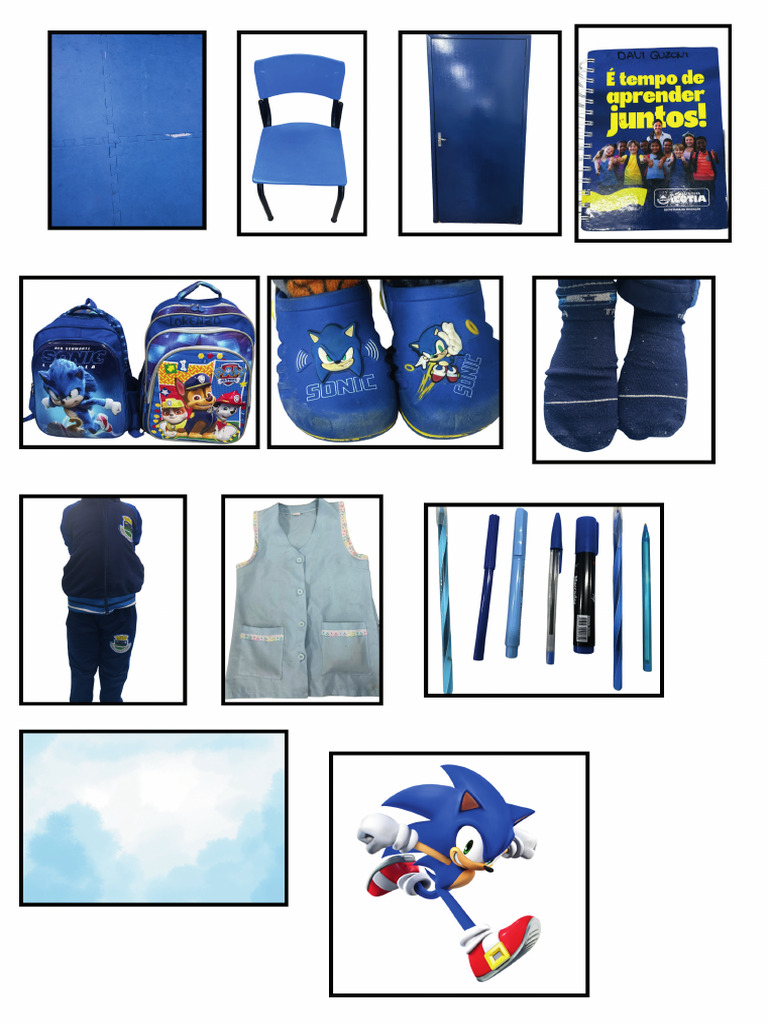 Lista Cor Azul e Amarelo Mat II A | PDF