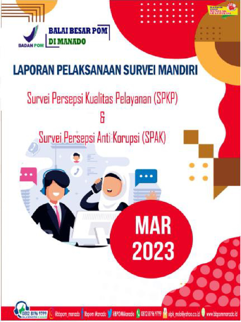 Contoh Laporan SPKP Dan SPAK BPOM Man | PDF