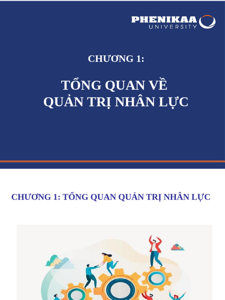 2. Chương 1. Tổng Quan Về QTNL | PDF