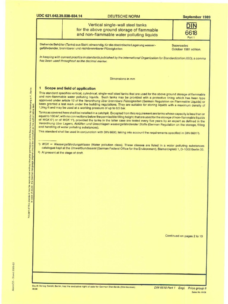 Din 6618 1 | PDF | Science & Mathematics