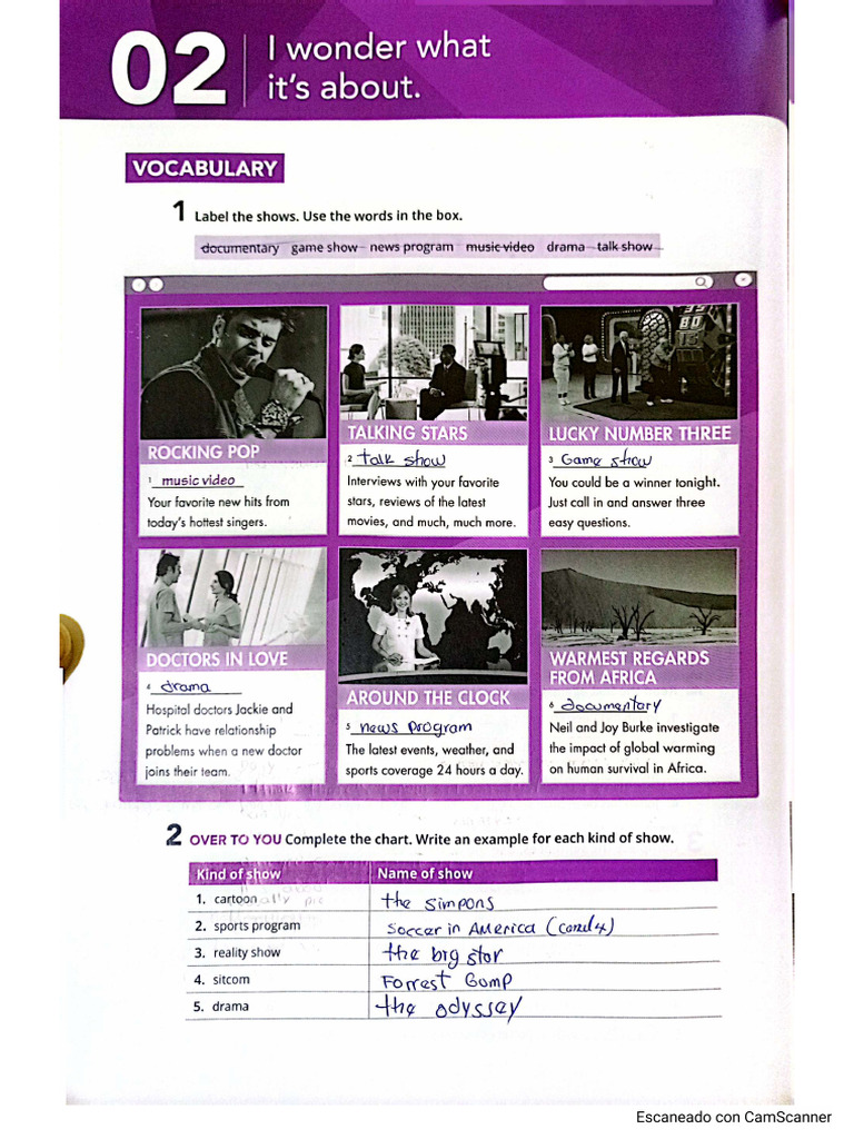 Workbook Unit 2 Ricardo Hinostroza Tello | PDF