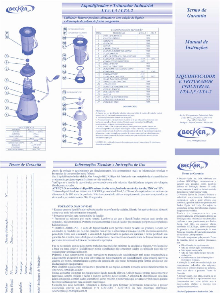 Manual Lta 1 5 2 | PDF