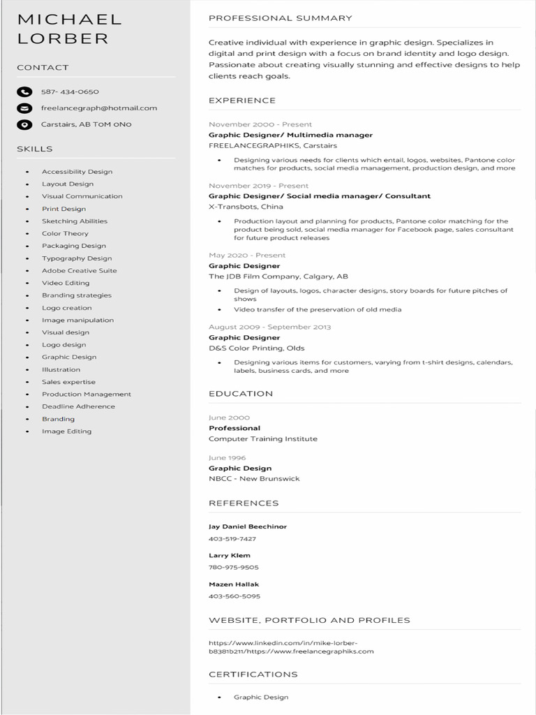 GD Resume 2 | PDF