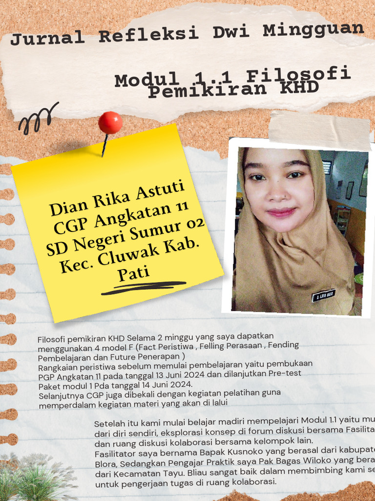 Dian Rika Astuti - Refleksi Dwi Mingguan Modul 1.1 | PDF