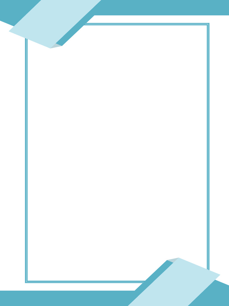 Blue and White Simple Page Border A4 | PDF