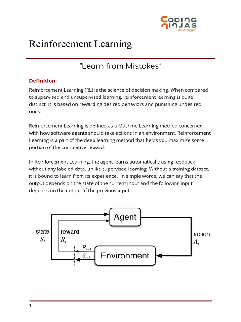 3GP ML Reinforcement Learning | PDF | Reinforcement | Learning