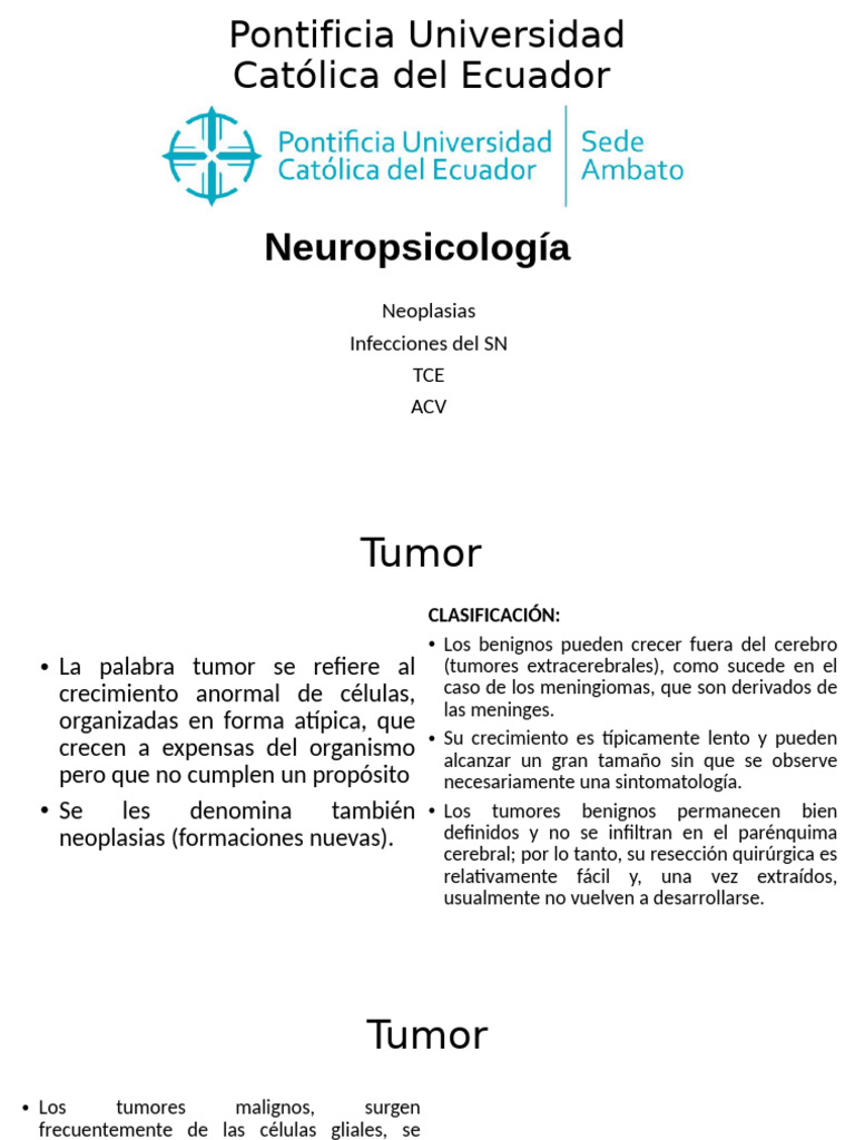 Tumores | PDF | Neoplasias | Infección