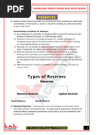 Class 11 Accountancy Provisions and Reserves Notes | PDF | Expense ...