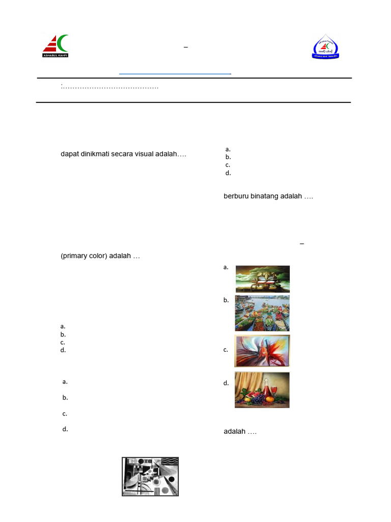 Soal PAS SBK Kls 9 Ta 2021-2022 | PDF