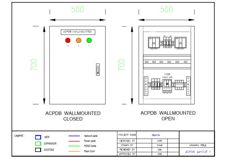 DCPDB Layout - Acpdb Wall Mounted | PDF