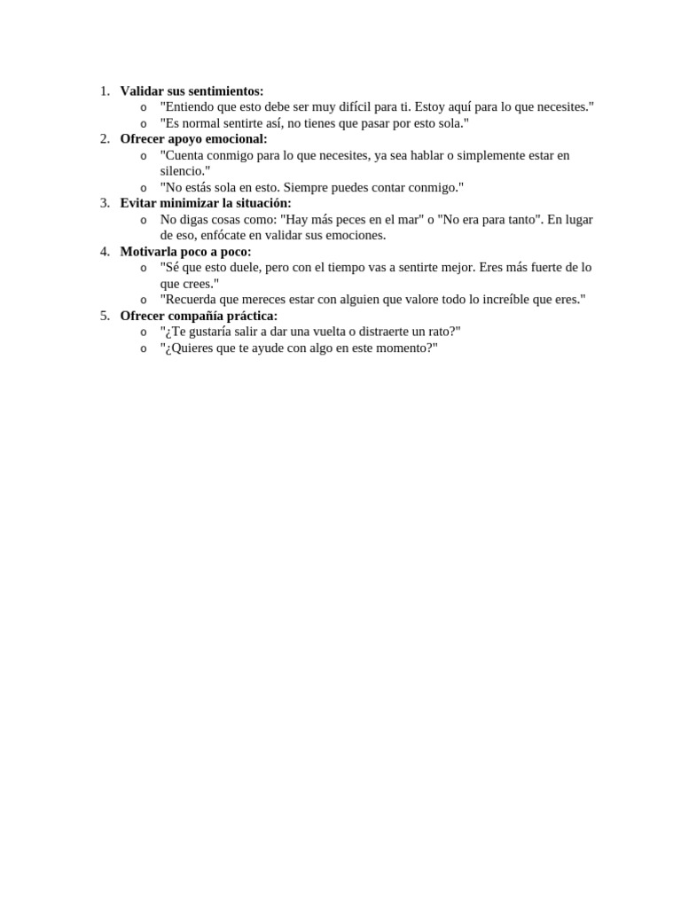 Validar Sus Sentimientos | PDF