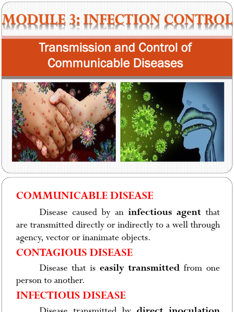Infection Control 37 Slides | PDF | Infection | Meningitis