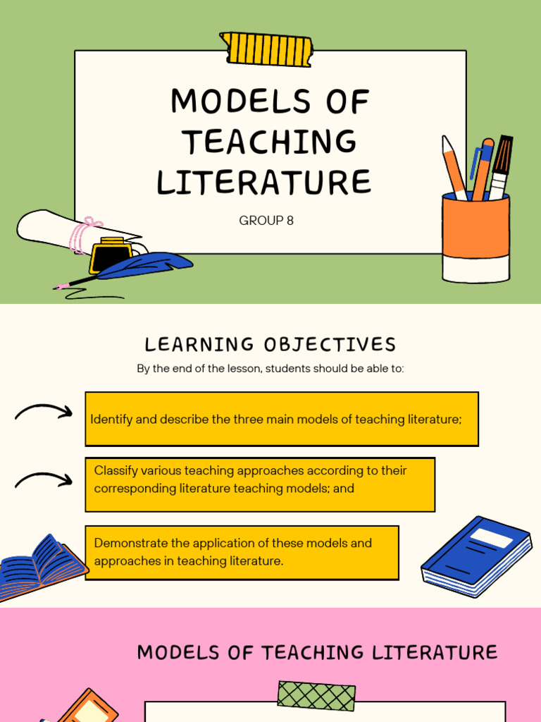 Teaching Models for Literature Education | PDF | Knowledge | Learning