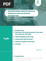 Instrumen EPDS Dan Interpretasi | PDF
