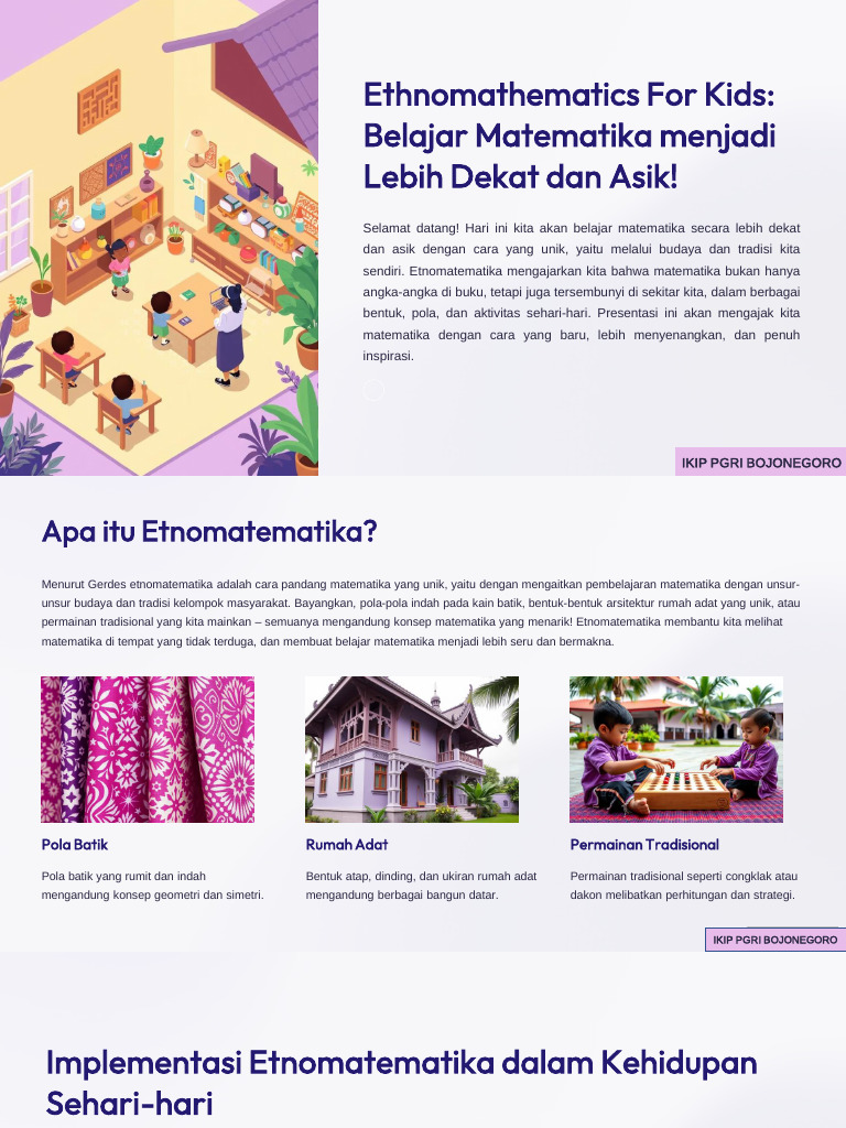 Ethnomathematics For Kids | PDF