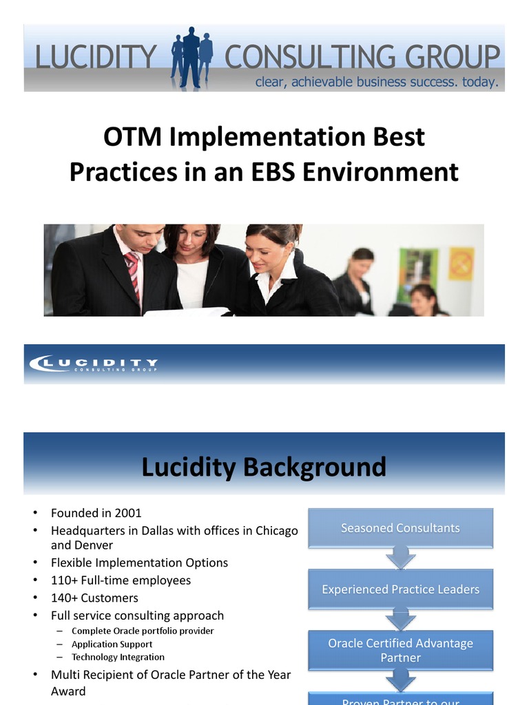 OTM Best Practices for EBS Users | PDF | Oracle Corporation | Cargo