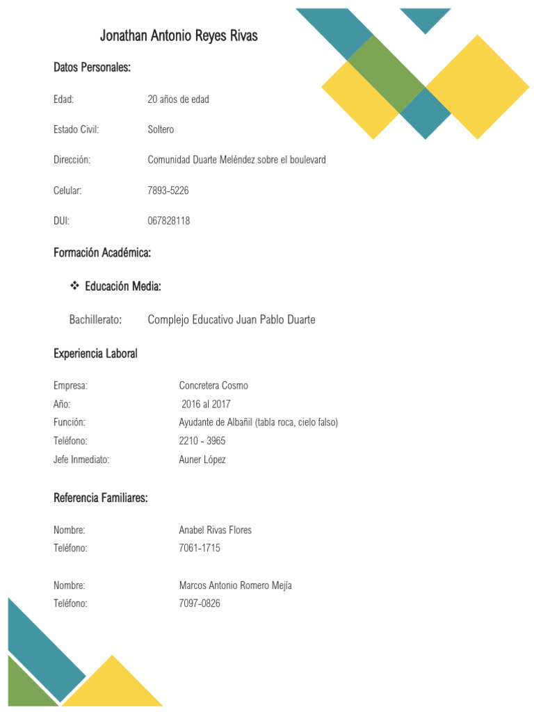 Jonathan Reyes | PDF