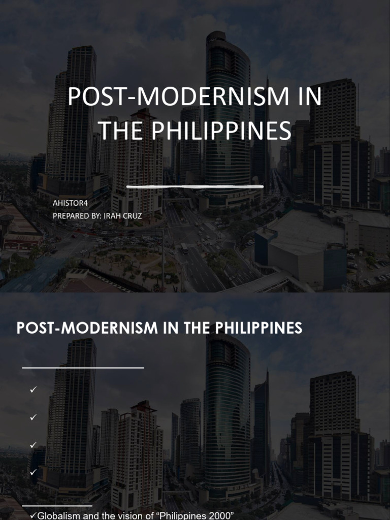 Post-Modernism in Philippine Architecture | PDF