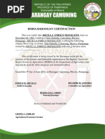 Barangay Id New Template | PDF