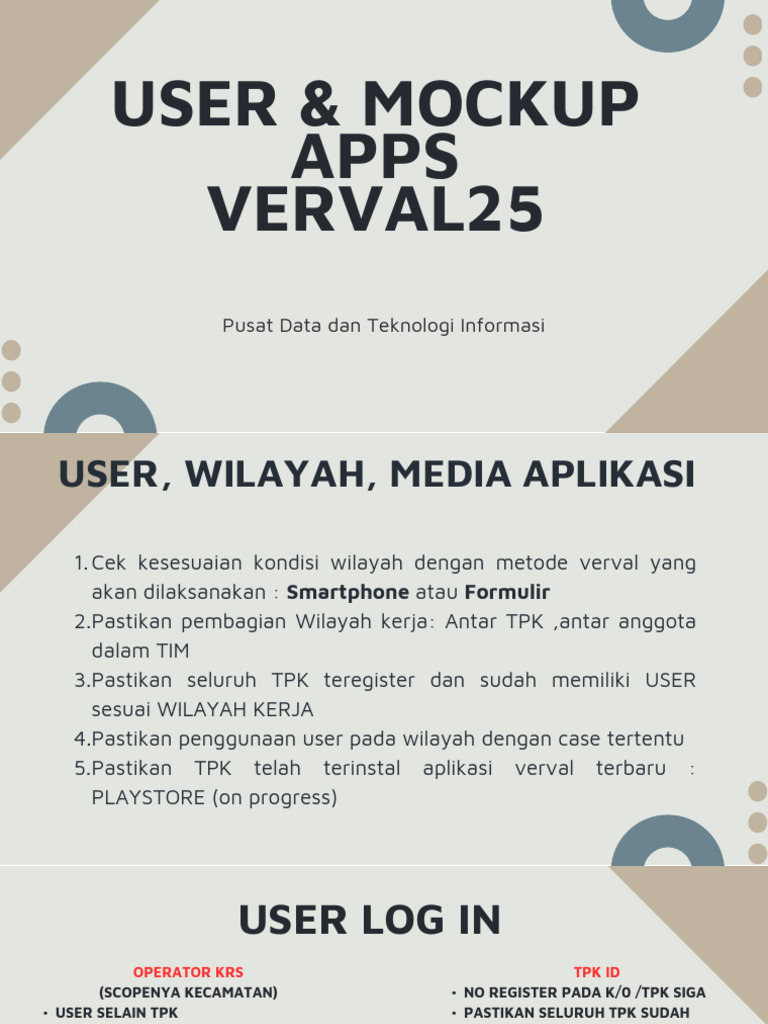 Panduan Verval TPK dan Penggunaannya | PDF
