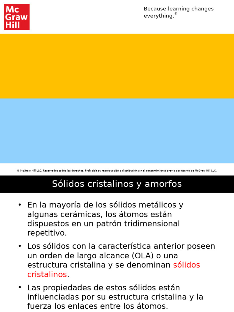 Estructuras Cristalinas y Amorfas en Los Materiales | PDF | Estructura ...