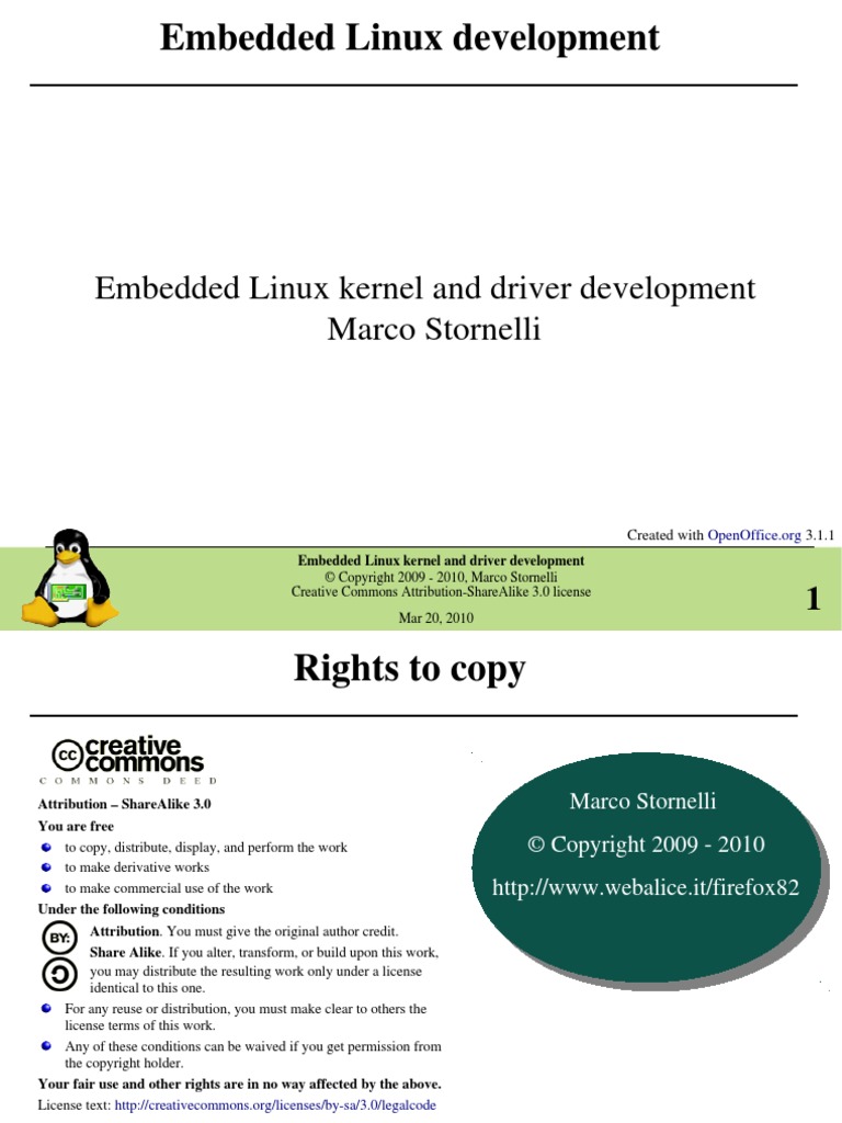 Embedded Linux Kernel and Drivers | PDF | Kernel (Operating System ...