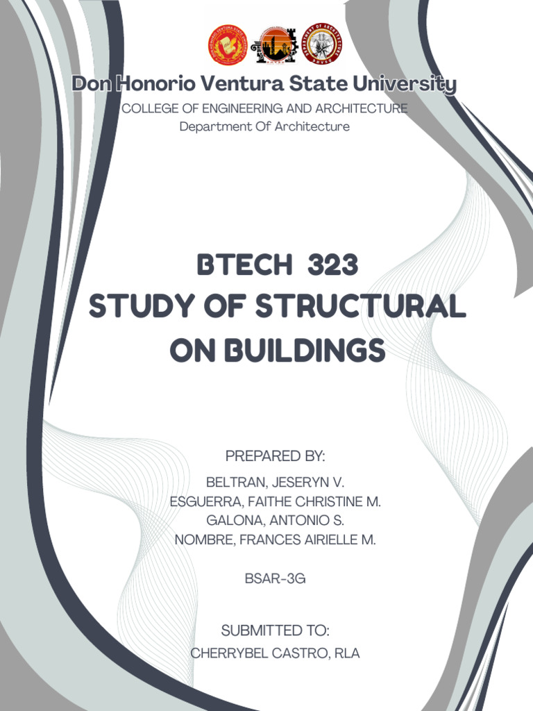 Btech323-Study of Structural On Buildings-Bsar3g | PDF | Concrete ...