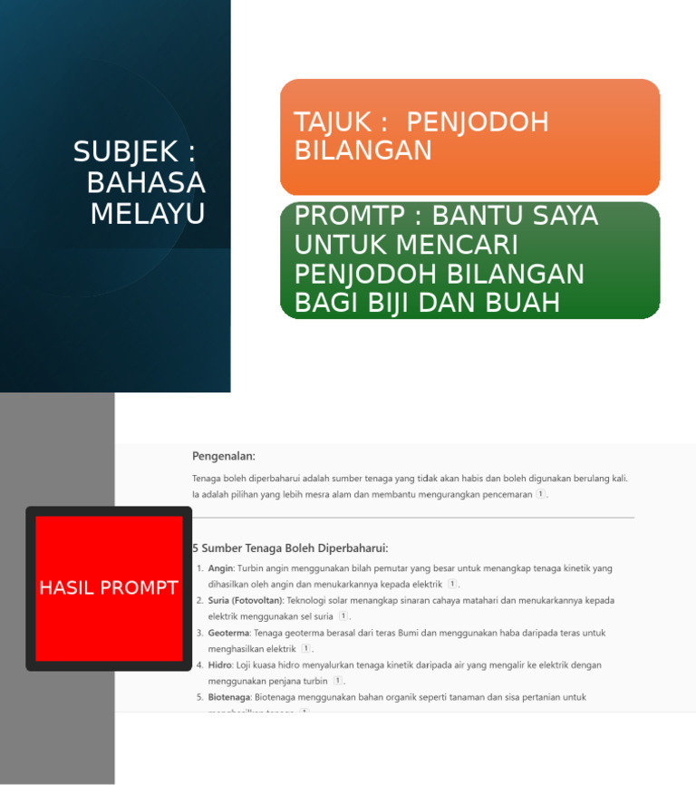 Contoh Pembentangan | PDF