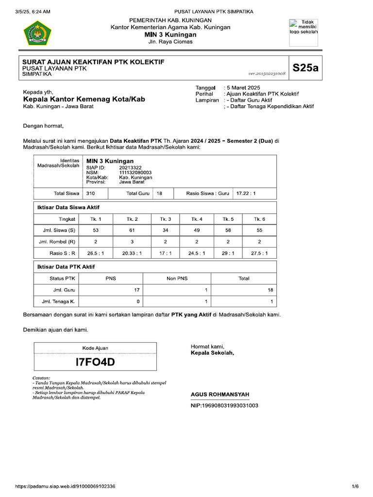 S25a MIN - 3 - KNG - Smt2 - TP - 2425 | PDF