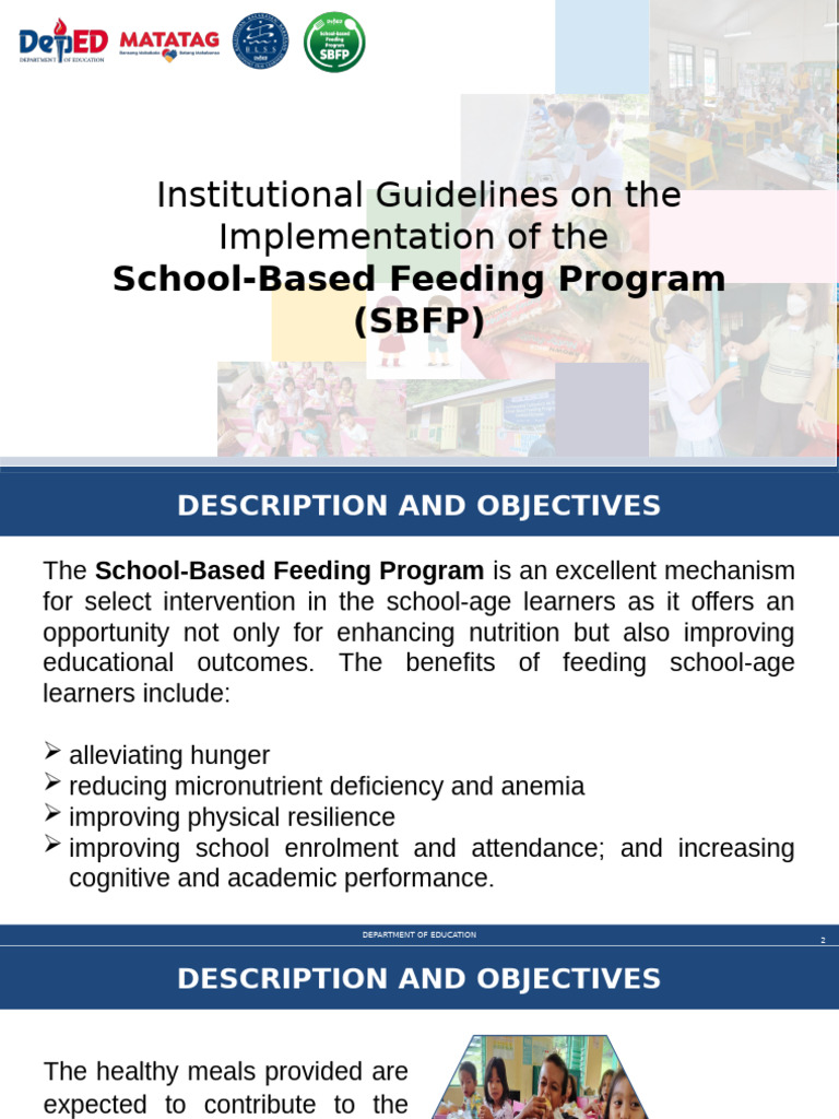 School-Based Feeding Program Guidelines | PDF | Milk | Wash