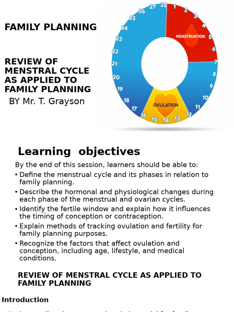 Menstrual Cycle Insights for Family Planning | PDF | Menstrual Cycle ...