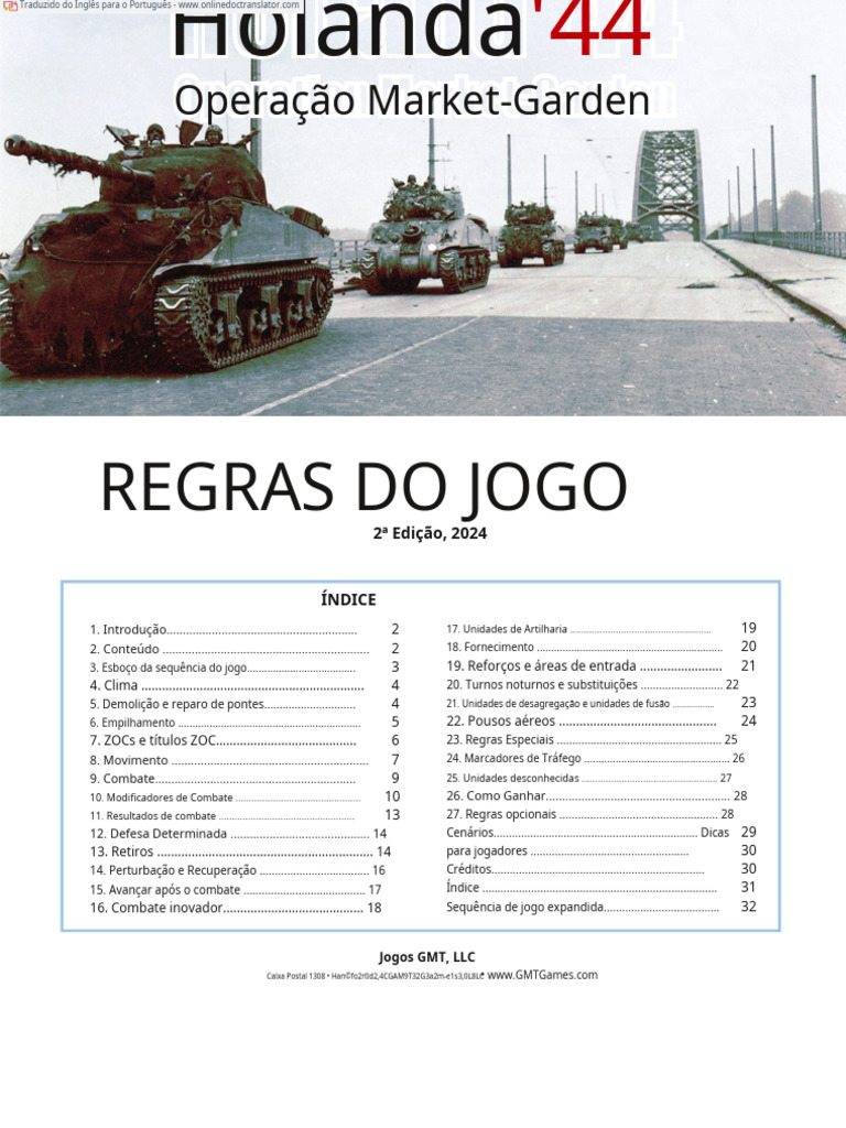Holland44operatirules2ndedition2024292305enpt Pdf Tanques Artilharia