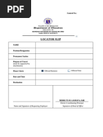 Locator Slip | PDF | Government