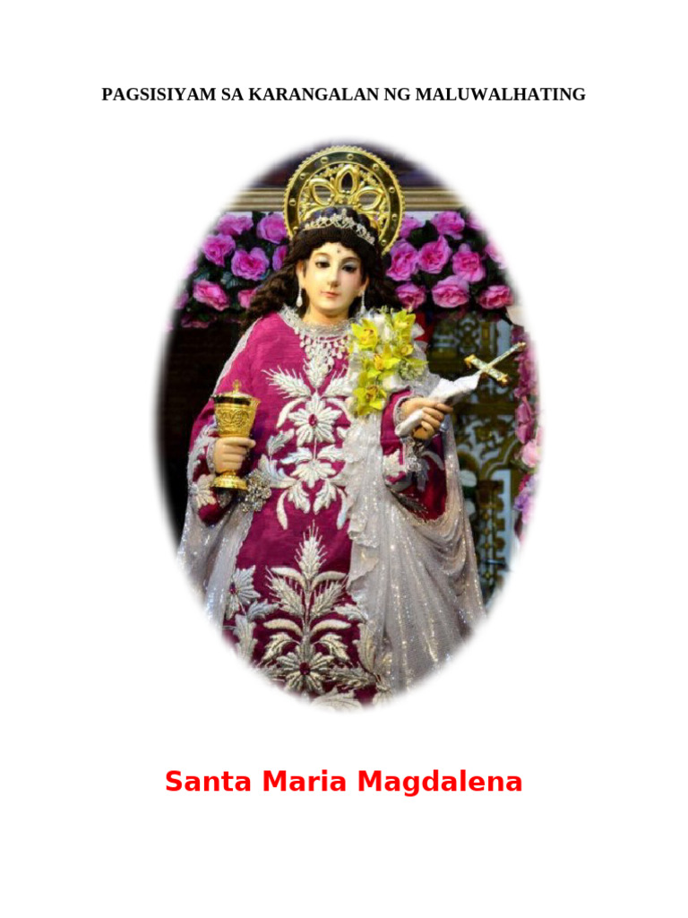 Pagsisiyam Kay Santa Maria Magdalena (TWO) | PDF
