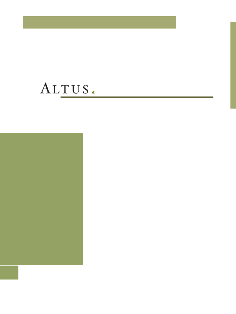 Altus Brochure General - Eng (2022.08.30) | PDF | Securities (Finance ...