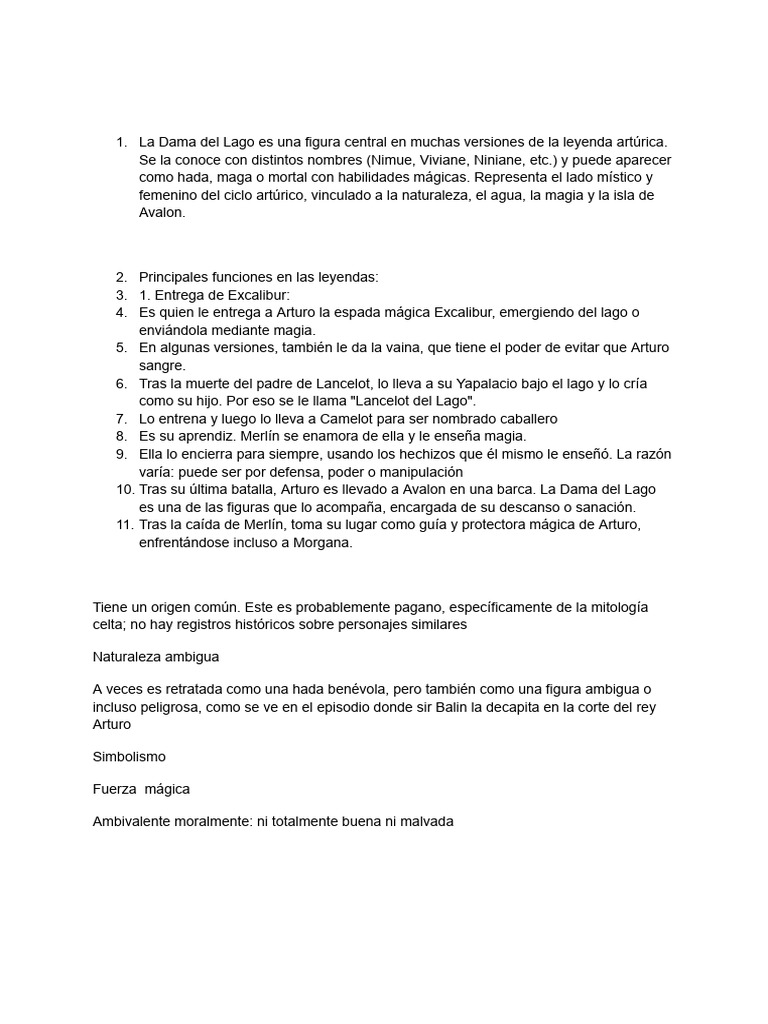 La Dama Del Lago-1 | PDF