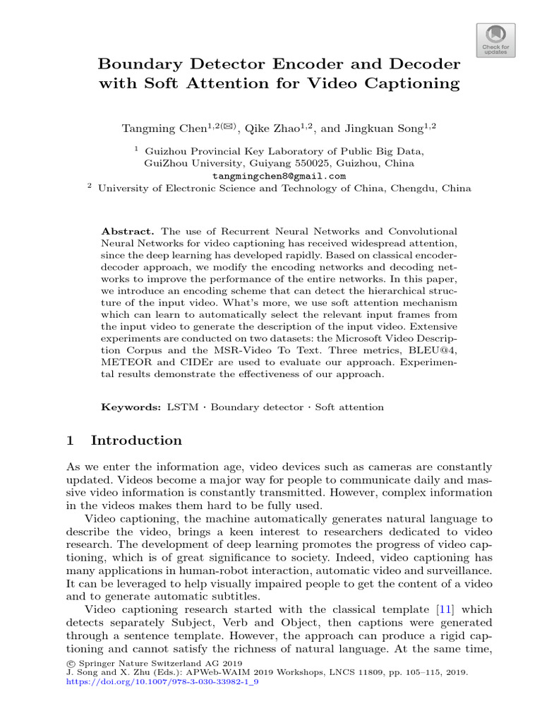 Boundary Detector Encoder and Decoder With Soft Attention For Video ...