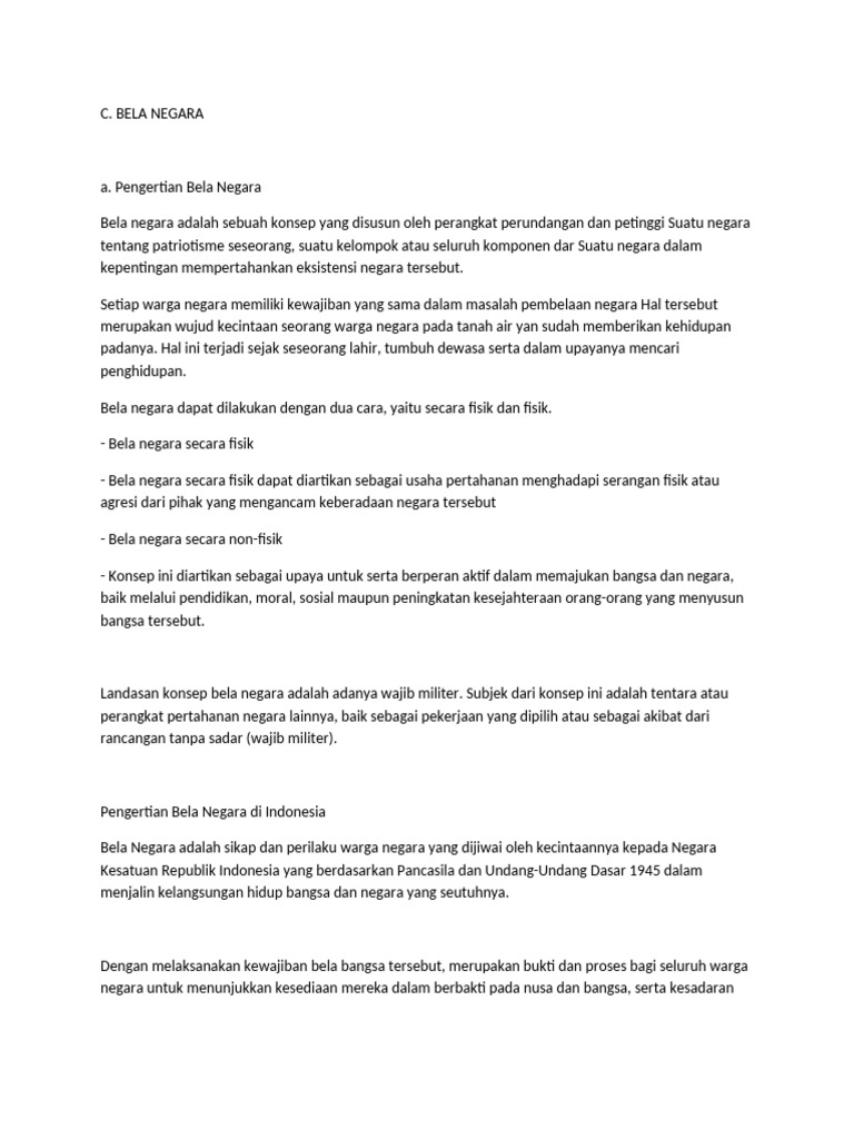 Materi Bela Negara | PDF