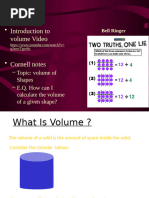 GCSE Volume Formulas Explained | PDF | Volume | Area
