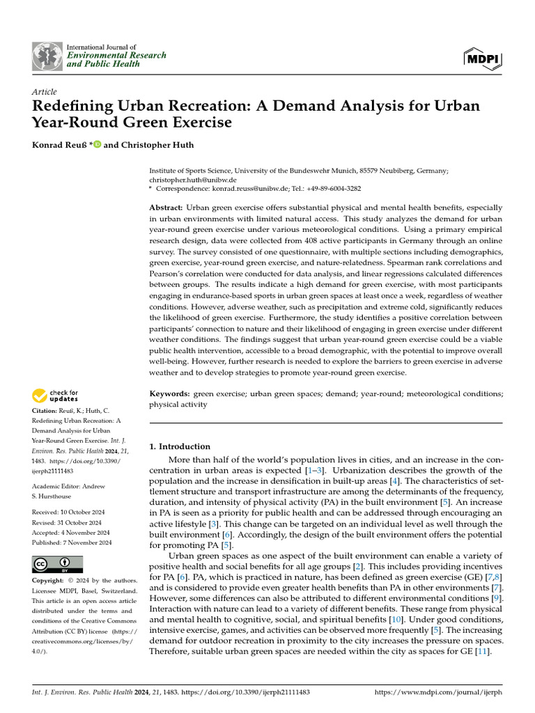 07 Redefining Urban Recreation A Demand Analysis For Urban Year-Round ...