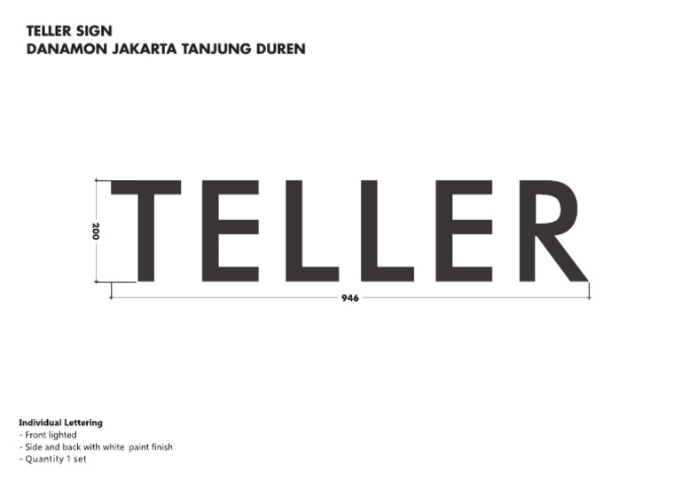 Teller Sign Danamon Tanjung Duren | PDF