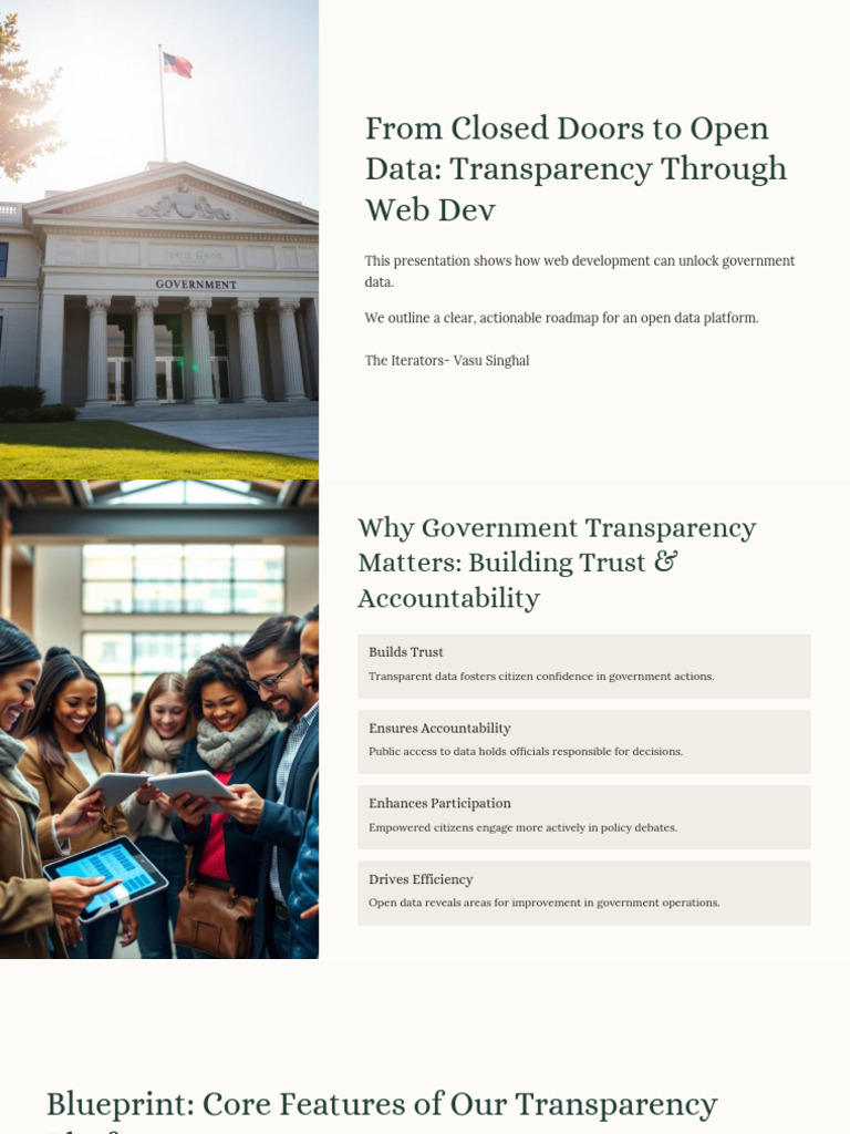 Data Transparency-The Iterators | PDF | Web Development | Information Science