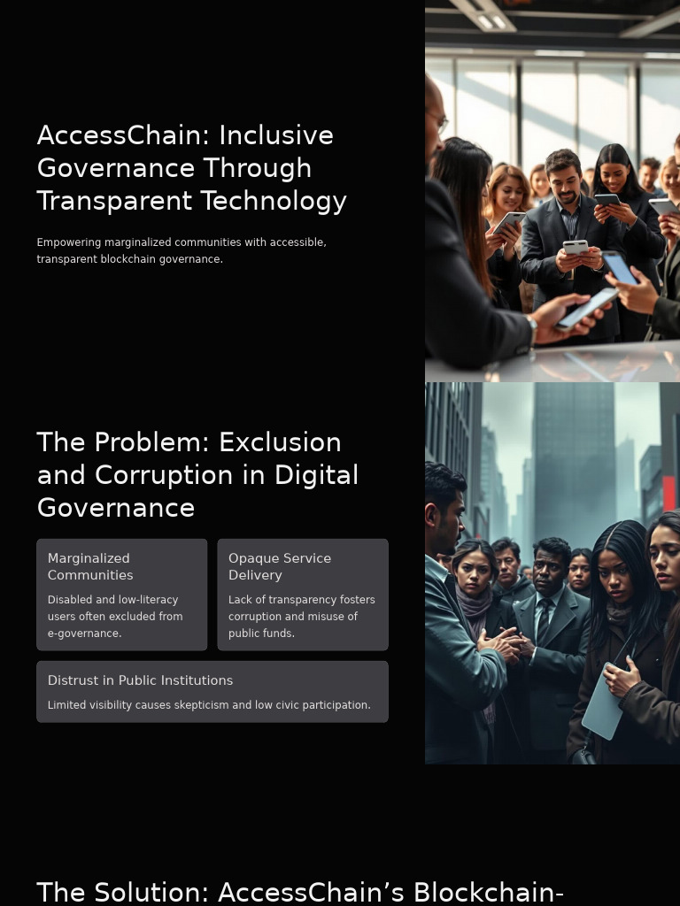 AccessChain Inclusive Governance Through Transparent Technology (1 ...