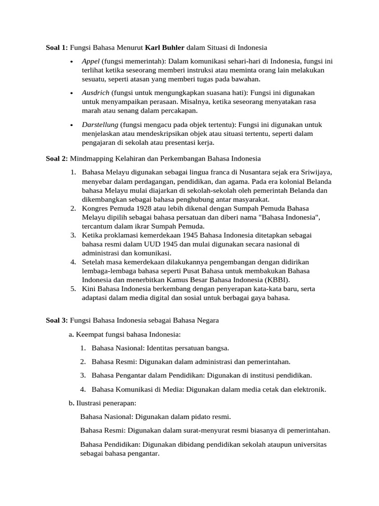 Tugas Bhs Indo | PDF